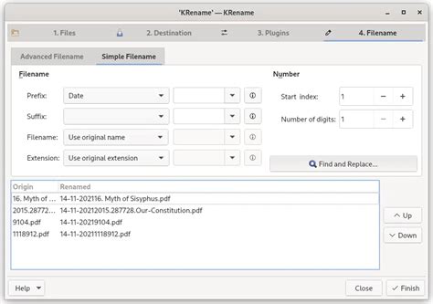 如何在 Linux 中一次重命名多个文件