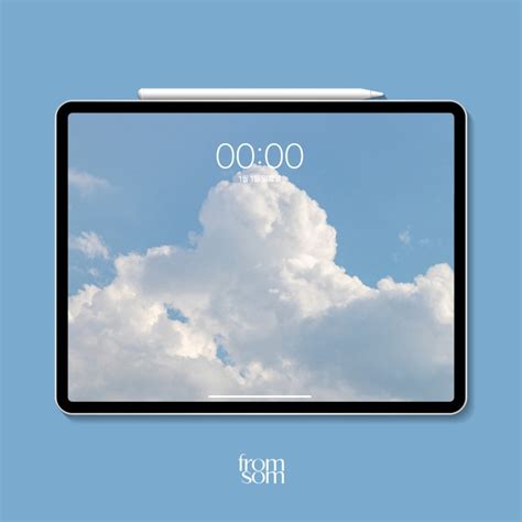 [배경공유 012] 아이패드 고화질 가로 배경화면 · 구름 하늘 네이버 블로그