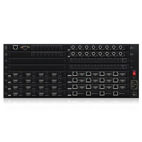 Blustream Pro16hbt100cs Custom Pro 16x16 Hdbaset Csc Matrix 4k 60hz 4 4 4 To 70m Back