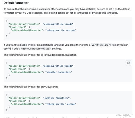 Eslintprettier 配置eslint Config Prettier Csdn博客