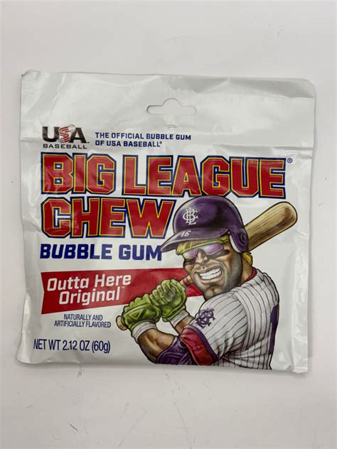 Big League Chew Bubble Gum Outta Here Original Flavor 212oz Select