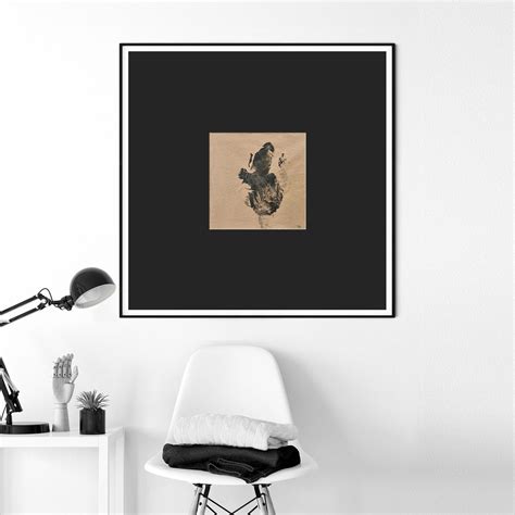 Male Nude Original Abstract Imprint Drawing Penis Imprint Gay Art Homoerotic Art Cock