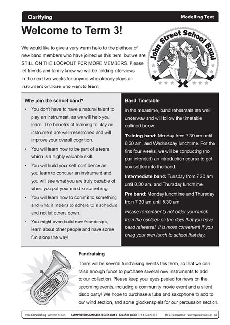 Make Sense Of Comprehension With A Clarifying Strategy Prim Ed Publishing