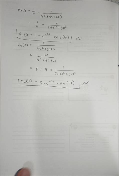 Solved 1 For The System Shown In Fig 1 Solve The Following