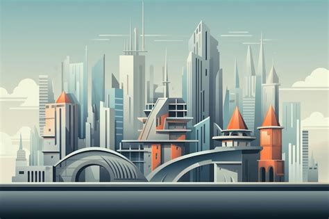 Premium Photo Vector Architecture Background Design