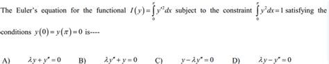 Solved The Following Linear Second Order Partial