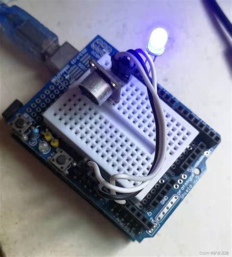 【雕爷学编程】arduino动手做（190） max4466声音模块2 4466麦克风控制led csdn博客