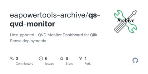 GitHub Eapowertools Archive Qs Qvd Monitor Unsupported QVD Monitor