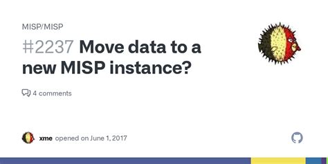 move data to a new misp instance · issue 2237 · misp misp · github