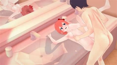 Rule 34 3d Blue Eyes Cum Daraus Doki Doki Literature Club Female Mc