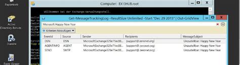 Exchange 2013 Logging Message Tracking UNBLOG Tutorials