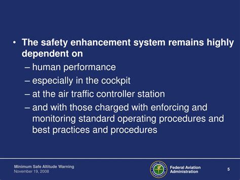 Ppt Minimum Safe Altitude Warning Powerpoint Presentation Free