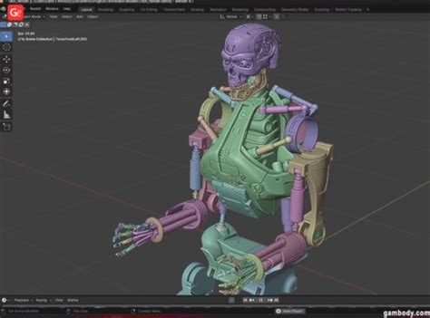 Terminator Endoskeleton As Humanoid Robot 3d Printed Experiment