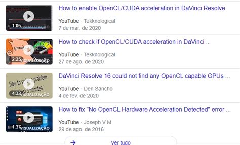 Opencl Not Supported No Davinci Resolve O Que Fazer Programas