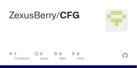 Github Zexusberry Cfg