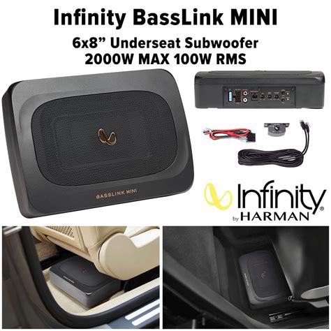Original Infinity BassLink MINI Active Underseat Compact Powered ...