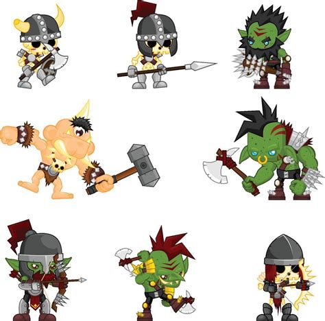 Fantasy Rpg Game Character Sprite Enemy 49987601 Vector Art At Vecteezy
