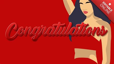 Congratulations Love Text Effect Generator