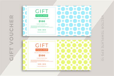 트렌디 한 창조적 인 선물 카드 모형 예술적 기하학적 패턴의 현대 할인 쿠폰 또는 인증서 템플릿 샘플 텍스트가있는 깨끗하고