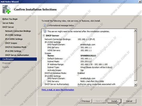 Windows Server 2008 Dhcp Server Yapılandırması Serhad Makbuloglu