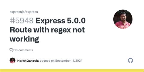 Express Route With Regex Not Working Issue Expressjs Express GitHub