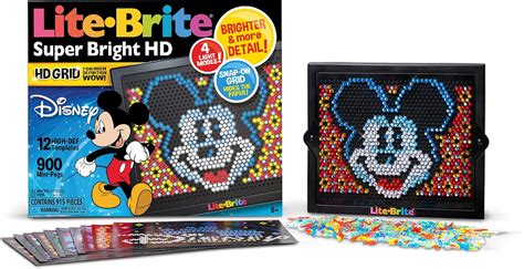 Lite Brite Disney Super Bright High Definition 100 Years Of Wonder