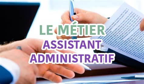 Le Métier Dassistant Administratif