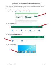SQL Developer Thru Citrix Docx How To Access SQL Developer Data Modeler Through Citrix This