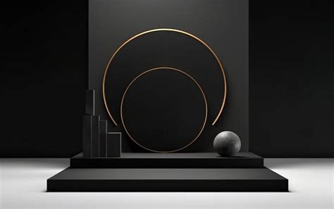 Premium AI Image Luxury Podium For Product Display And Presentation