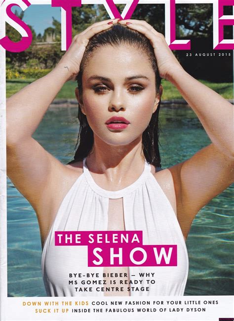 Selena Gomez The Sunday Times Style Magazine Uk August 2015 Issue