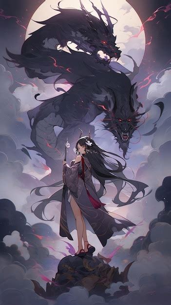 Woman Dragon Girl