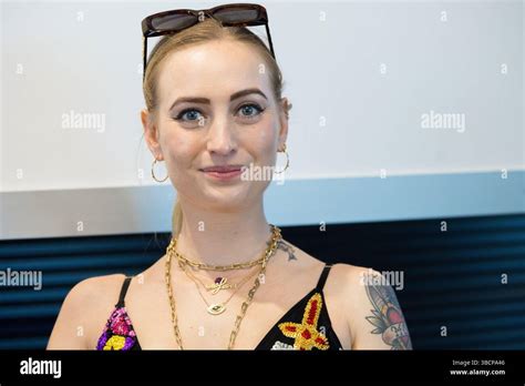 Turin Italy 17th May 2025 American Writer C J Leede Is Guest Of