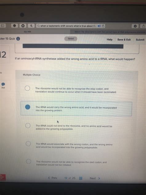 Solved R A When A Tautomeric Shift Occurs What Is True