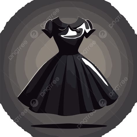 검정 드레스 오래 된 검은 빈티지 드레스 만화의 스티커 클립 아트 벡터 일러스트 레이 션 상표 클립 아트 Png 일러스트 및 벡터 에 대한 무료 다운로드 Pngtree
