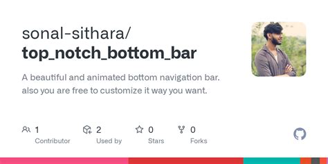 Github Sonal Sitharatopnotchbottombar A Beautiful And Animated