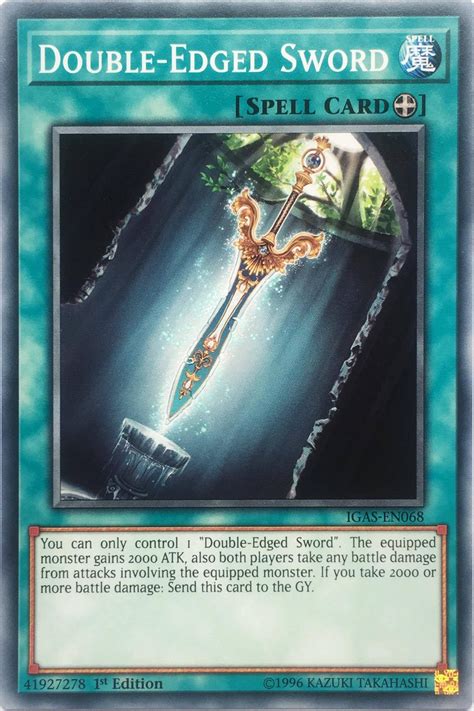 Double Edged Sword Ignition Assault Yugioh