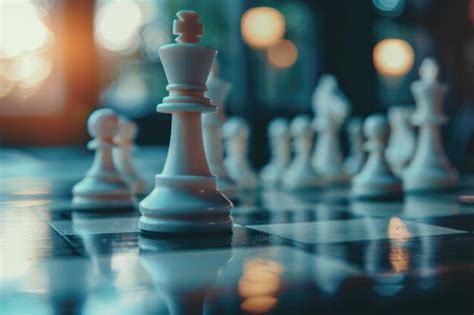 Closeup Shot Of A Chess Board With Multiple Pieces Including Pawns And
