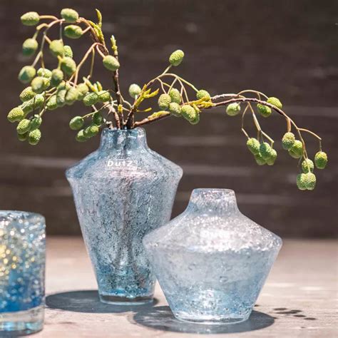 Vase And Diffuser Gheata Blue Bubbles White Bear Furnishings