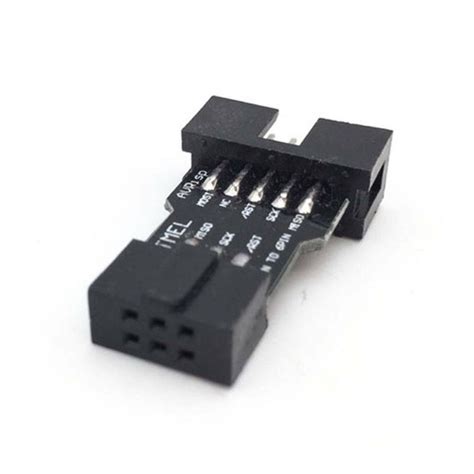 10 Pin Na 6 Pin Adaptér Pre Avrisp Usbasp Stk500 Drotik Elektro Sk