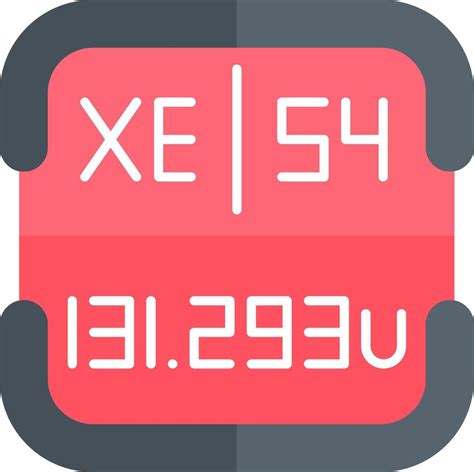 Xenon Periodic Table Element 49290050 Vector Art At Vecteezy