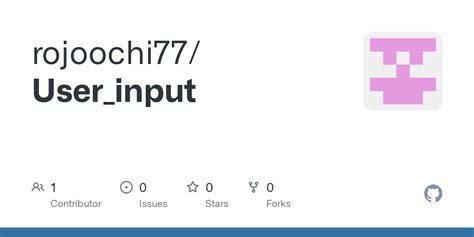 Github Rojoochi77userinput