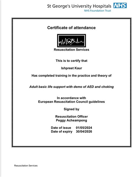 ishpreet kaur on linkedin i recently took part in a basic life support bls session at sgul