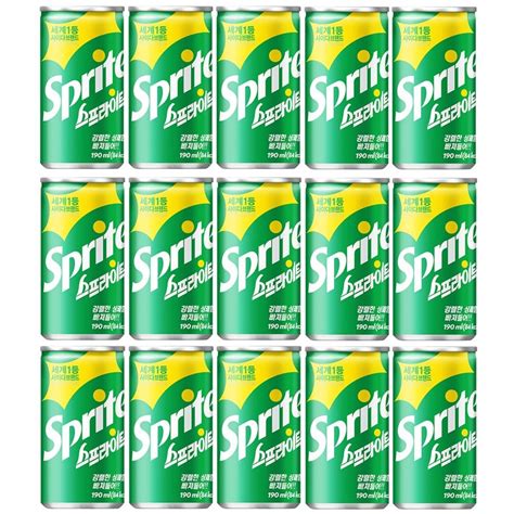 [코카콜라] 스프라이트 190ml 15캔 탄산음료 사이다 Sprite 홈플러스 택배배송