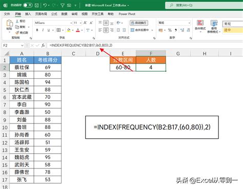 Frequency函数,虽然有点烧脑,但是真的很强大 正数办公 Frequency函数,虽然有点烧脑,但是真的很强大 正数办公