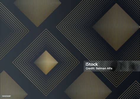 골든 라인과 추상화 고급스러운 블랙 배경 복사 공간이 있는 우아한 현대적인 배경 커버 브로셔 템플릿 포스터 배너 웹 인쇄 광고