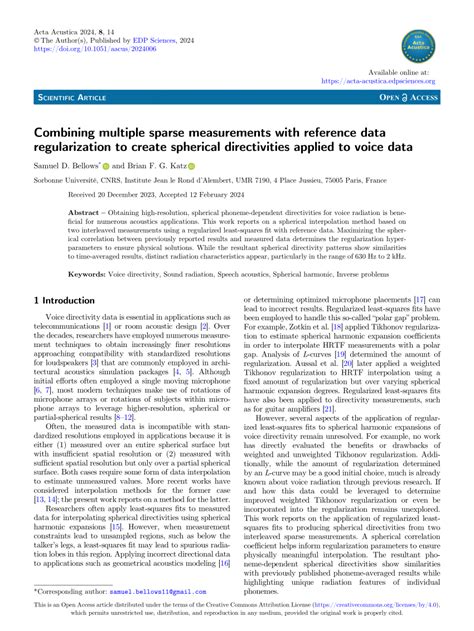 PDF Combining Multiple Sparse Measurements With Reference Data Regularization To Create