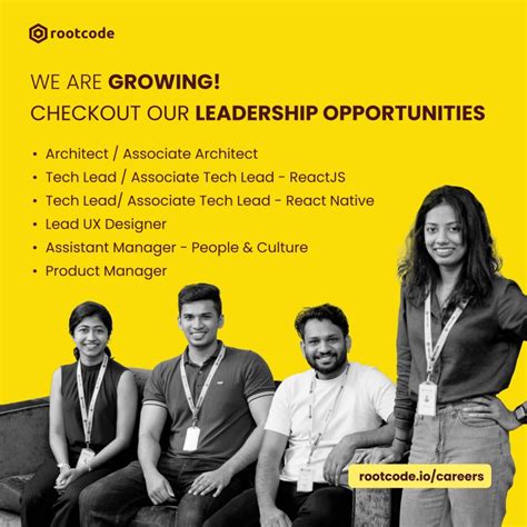 Rootcode On Linkedin Hiring Vacancy Growth Engineering Tech