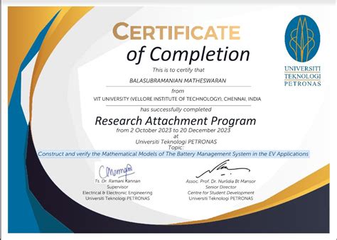mathes waran on linkedin utp internshipcompletion