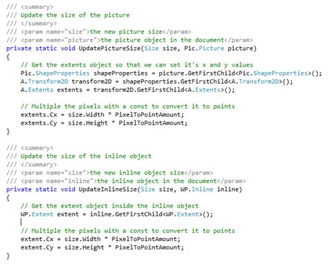 Coding Recipes Maintain Original Image Size When Moving Images In Open Xml