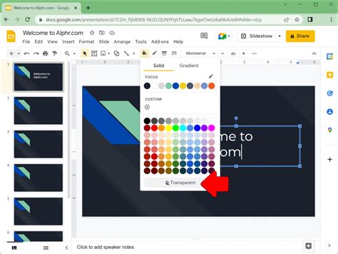 How To Make A Shape Transparent In Google Slides